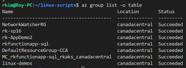 Managing Azure with AZ CLI and Windows Subsystem for Linux – Roy Kim on ...