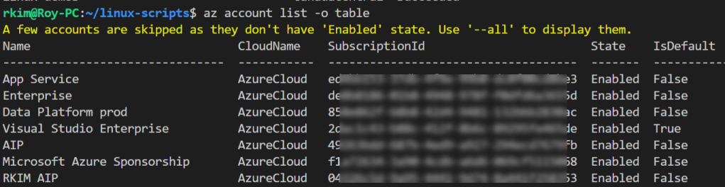 Managing Azure with AZ CLI and Windows Subsystem for Linux – Roy Kim on ...