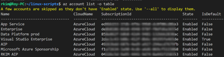 Managing Azure with AZ CLI and Windows Subsystem for Linux – Roy Kim on ...