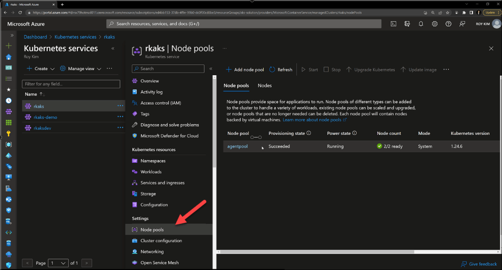 Upgrading AKS Node Image Version – Roy Kim on Azure and AI