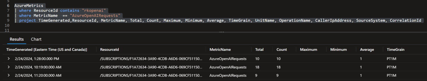 Using Log Analytics Workspace with Azure Open AI Application – Roy Kim ...