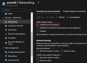Azure Verified Module Storage Account: Firewalls and Virtual Network ...